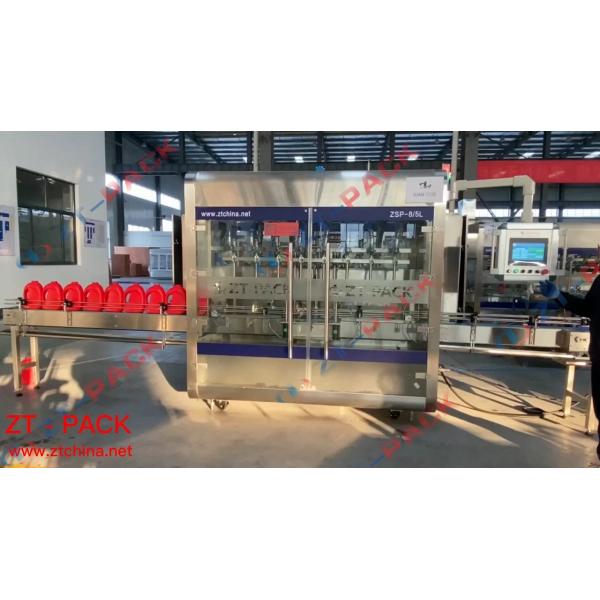 Quality 5l Cleaner Servo Based Liquid Filling Machine Ss316 Liquid Bottling Machine for sale