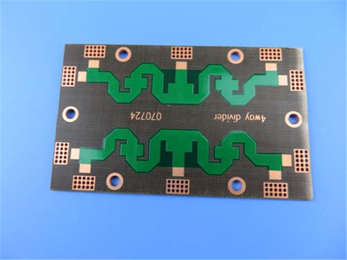 Quality F4BME265 High Frequency PCB DK2.65 PTFE Double Sided With OSP and Green Mask for sale