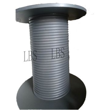 Quality Hoist Drum Wire Rope Winch Drum Coated With Weatherproof Mounted For Tower Crane for sale