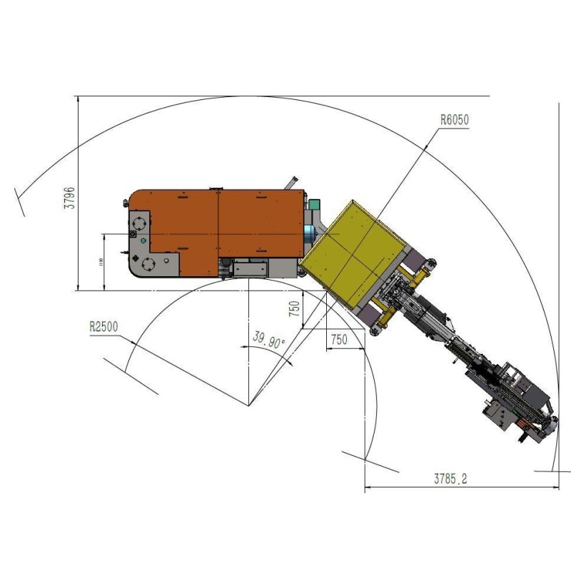 Underground Tunnel Mining Rock Drilling and Blasting Rig