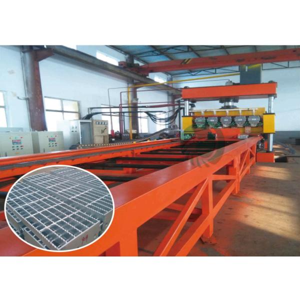 Quality 9s/times Grating Welding Machine , 6m Wire Mesh Welding Line for sale