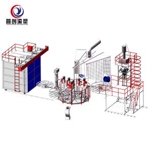 Quality Independeng Arm Rotational Molding Equipment For Water Tank Plastic Products for sale