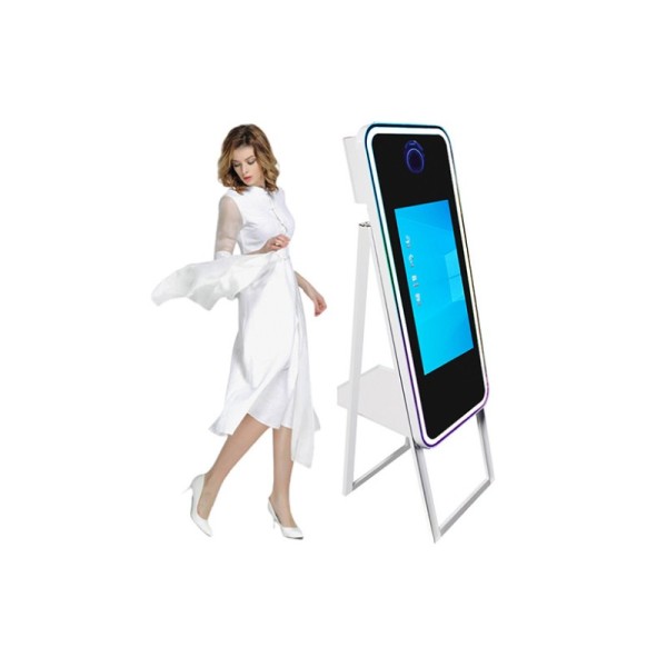 Quality Camera Magic Photo Booth Mirror Magic Selfie Mirror Hire Led Frame With Printer for sale
