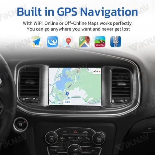 Quality VIKNAV 8.4 Inch Android for Dodge Android Radio Upgraded Charger Challenger 2015 for sale