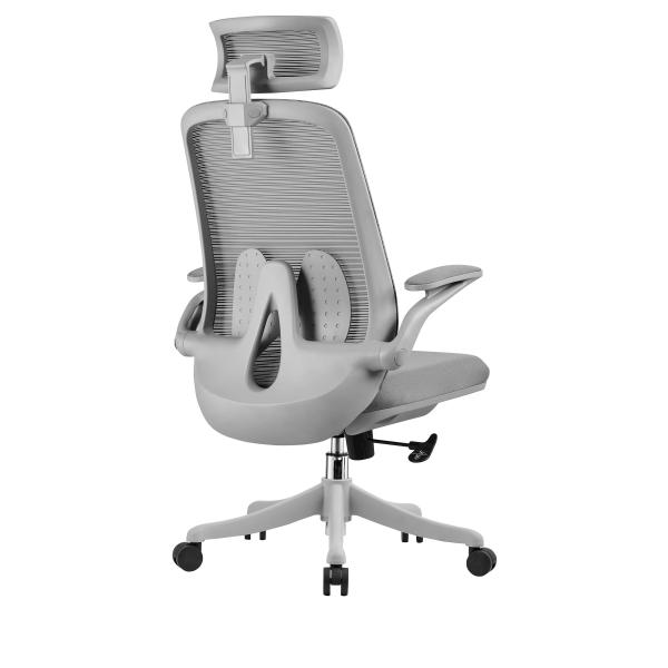 Quality Leatherette Back Ergonomic Home Office Chairs With Lumbar Support for sale