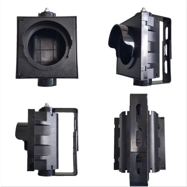 Quality Flip Door Integrated Body 100MM Body 1-PC Body Traffic Light Part Plastic Housing for sale