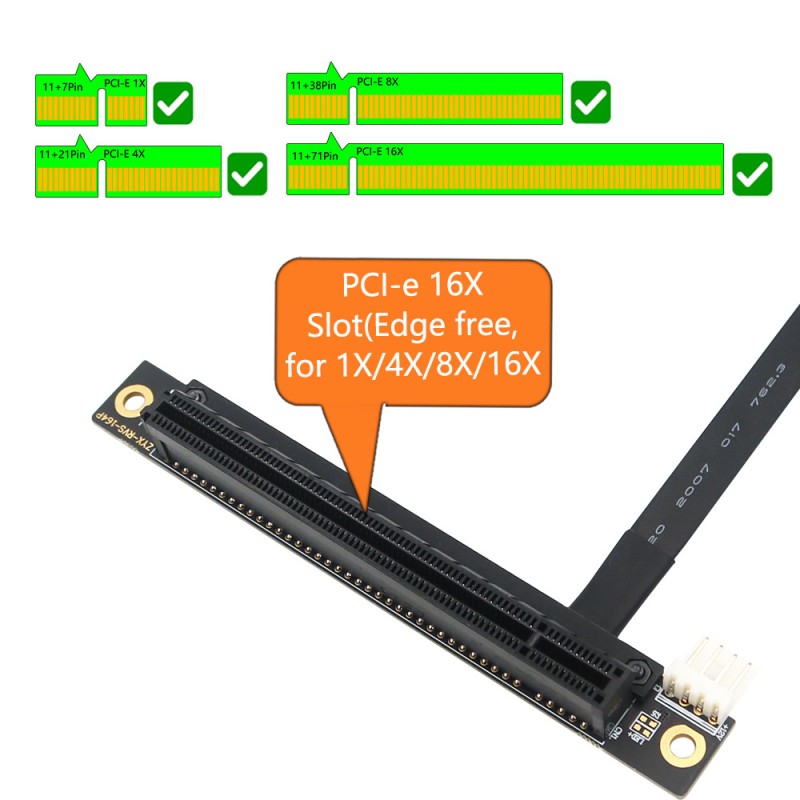 Adapter side profile