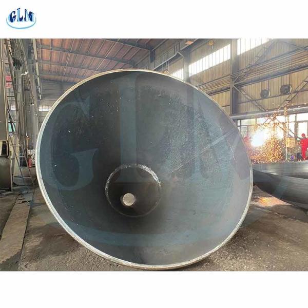 Quality 2mm 89mm ASME Project Conical Tank Heads Stainless Steel Dished GB for sale