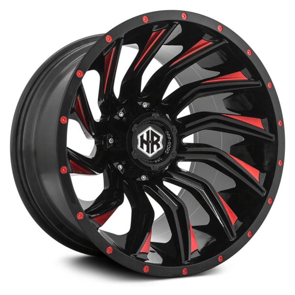 Quality Black 4x4 rims off road truck wheels for sale
