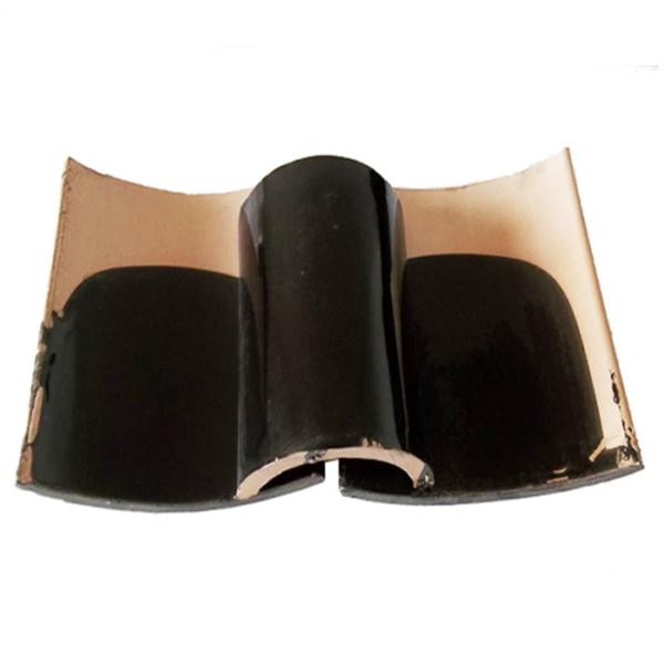 Quality Roofing material black glazed Japanese roof tiles for sale
