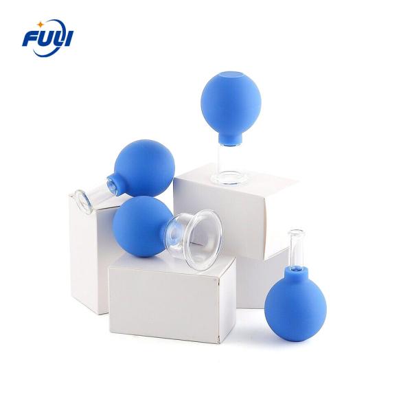 Quality 4pcs Glass Face Massage Chinese Medical Cupping Set for sale