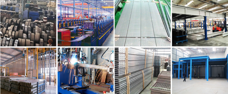 Steel Structure Garret Mezzanine Floor Platform  Heavy Duty Rack