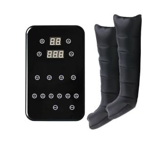 Quality Battery Powered Air Compression Leg Massager Rechargeable 6 Chamber for sale