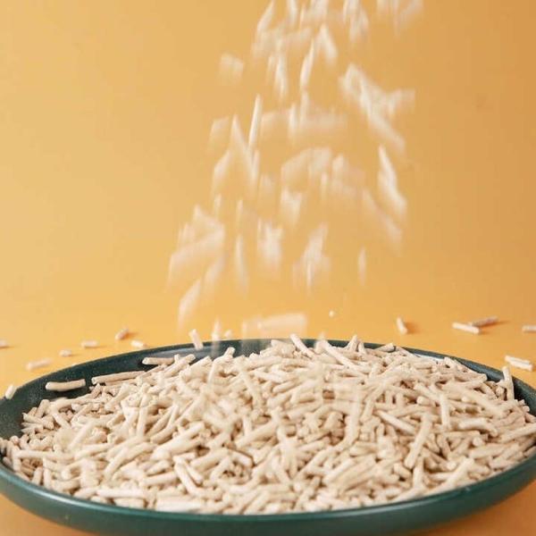 Quality Quick Clumping Unscented Cat Litter ISO9001 Natural Biodegradable Kitty Litter for sale