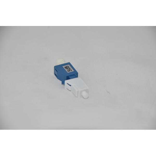 Quality LC UPC Fixed Fiber Optic Attenuator Precision Ceramic Ferrule Plastic Material for sale