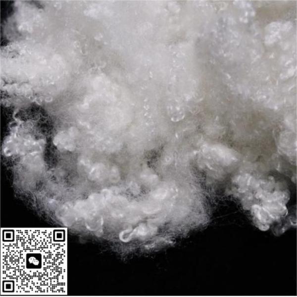 Quality White Recycled Polyester Fiber Heat Resistance Virgin Polyester Fiber for sale