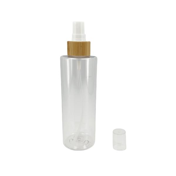 Quality 100ml 120ml Plastic Perfume Spray Bottles Transparent Flat Shoulder Bottle for sale