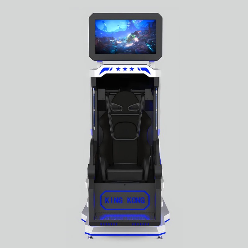 Close-up of VR 360 Game Machine controls