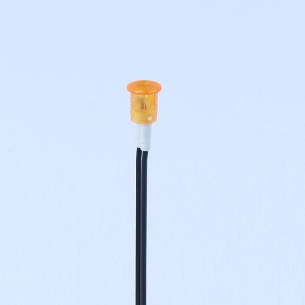 Quality Yellow LED Pilot Light A-20 24v Led Indicator Light With Wire for sale