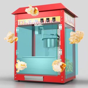 Quality Gas Electromagnetic Snack Food Machinery Automatic Popcorn Production for sale
