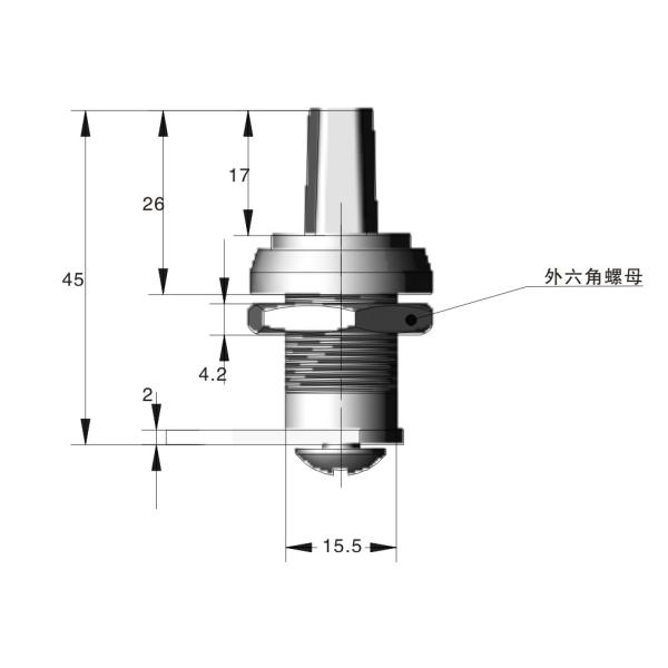 Quality PA Material Quarter Turn Lock for sale