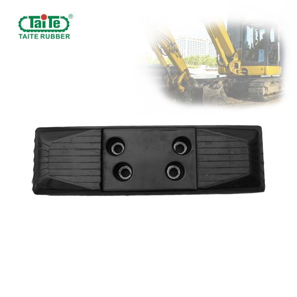 Quality RP-CT-600-154A Rubber Track Pads Less Ground Damage , Natural Rubber Excavator Track Pads for sale