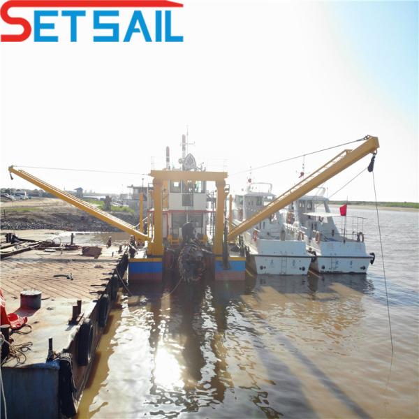 Quality 16 Inch Cutter Suction Sand Dredger with Hydraulic and Maximum Dredging Depth 13 Meter for sale