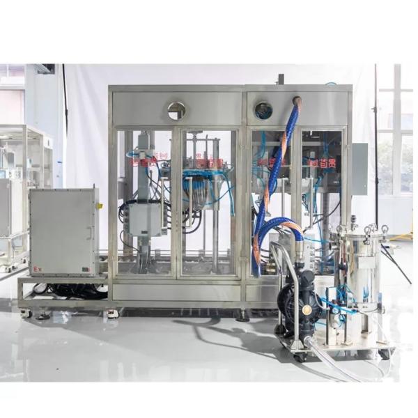 Quality Chemical Automatic Liquid Filling Machine 5L Barrel Water Filling Machine 4 - 12 Nozzles 220V 50Hz for sale