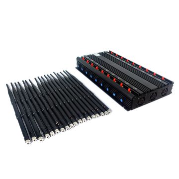 Quality 18 Channel Desktop RF Signal Jammer Cell Phone Signal Blocker Scrambler Isolator for sale