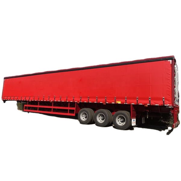 Quality 60 ton Max Payload Tri-axle Dry Van Type Box Semi Trailer for Cargo Transport for sale