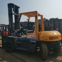Quality Powerful Diesel Engine TCM FD70 7 Ton Forklift 80% with 2 Stage Mast and for sale