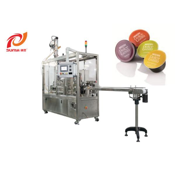 Quality 3000pcs/hour Dolce Gusto Coffee Capsule Filling Sealing Machine for sale