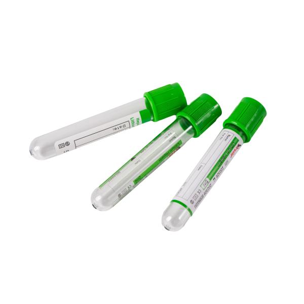 Quality Serum Heparin Tube 0.5ml-9ml Blood Green Plasma Separator Tube for sale