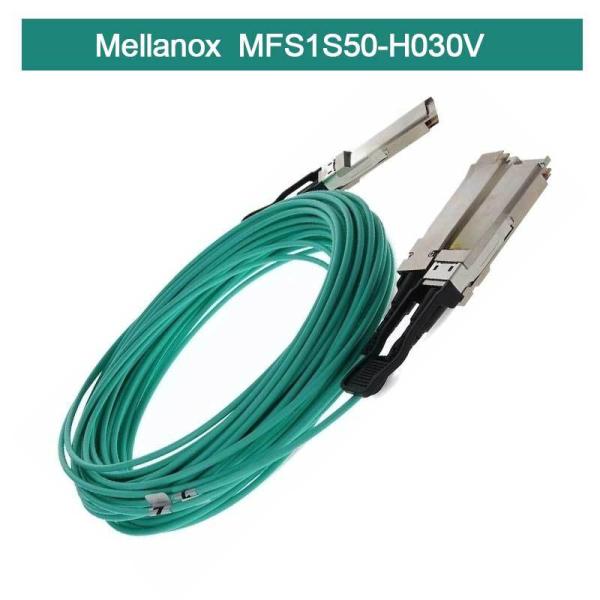 Quality Infiniband Mellanox AOC MFS1S50-H030V VPI HDR & ETH 2x100Gb/S 30M QSFP56 new and for sale