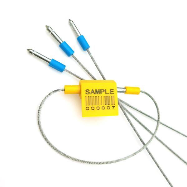 Quality 250*27.5*12.4 mm Laser Printed US-CC182B Truck Container Security Self-locking Logistics Cable Seal for sale
