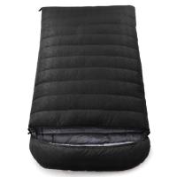 China 2 Person Type Waterproof Sleeping Bag Goose Down Filling For Travelling for sale