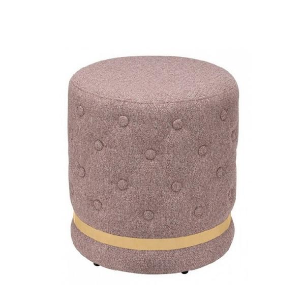 Quality Plastic Wooden Round Ottoman Stool Seat Chair Pouf for sale