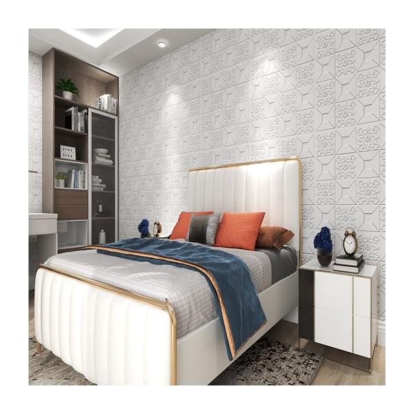 Quality Durable Waterproof Modern Simple Wall Decorative Leaf Flower Shape 3d PE foam for sale