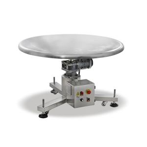 Quality SUS304 Food Packaging Auxiliary Equipment Rotary Accumulation Collecting Table for sale