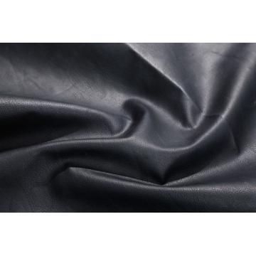 Quality Black Solid Breathable PU Leather , 137cm Waterproof PU Leather for sale