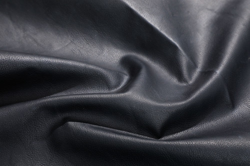Quality Black Solid Breathable PU Leather , 137cm Waterproof PU Leather for sale