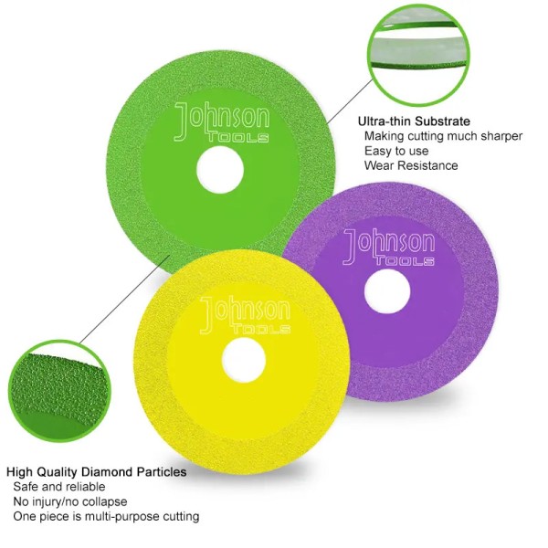 Quality 125mm Circular Wet Use Glass Ceramic Diamond Cutting Saw Blade for sale