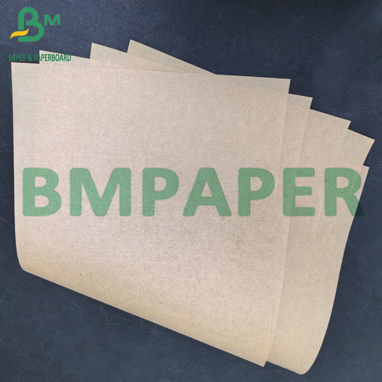 80g Recycled Unbleached Color Semi-Extensible Sack Kraft Wrapping Paper (2)