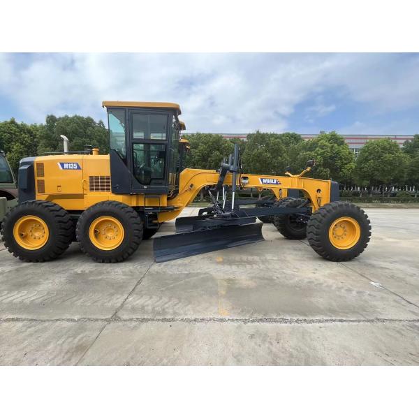 Quality Komatsu 97kw Heavy Machinery Motor Grader With Air Conditioning for sale