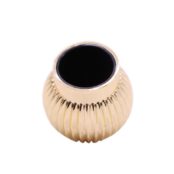 Quality Hanging Plating Custom Size Zinc Alloy Perfume Cover for sale