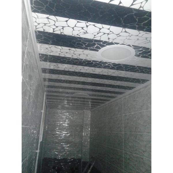 Quality Hot Stamping 250mm PVC Ceiling Panel to Decorate Kitchen Ceilings for sale