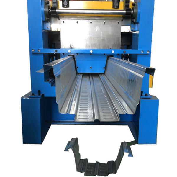 Quality Trapezoidal Steel 20m/Min Floor Decking Roll Forming Machine Single Wave for sale