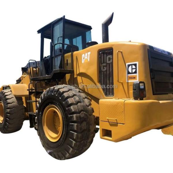 Quality Second Hand Caterpillar 950h 966H 950 Front Cat Loader at for Building Material Shops for sale