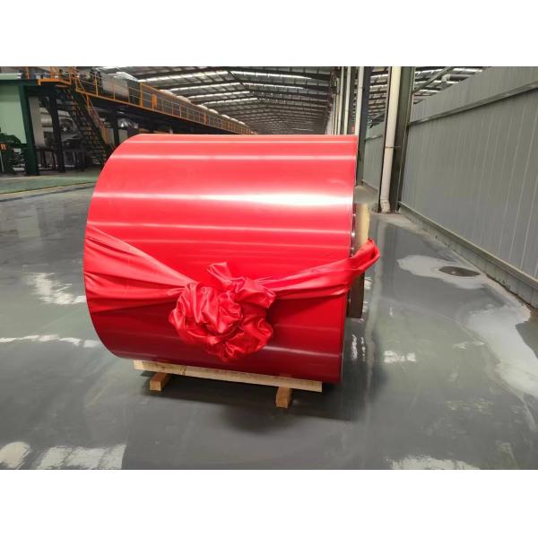 Quality Az120 Az150 Prepainted Galvanized Coil Building Ppgi Coated Coil Red Color for sale