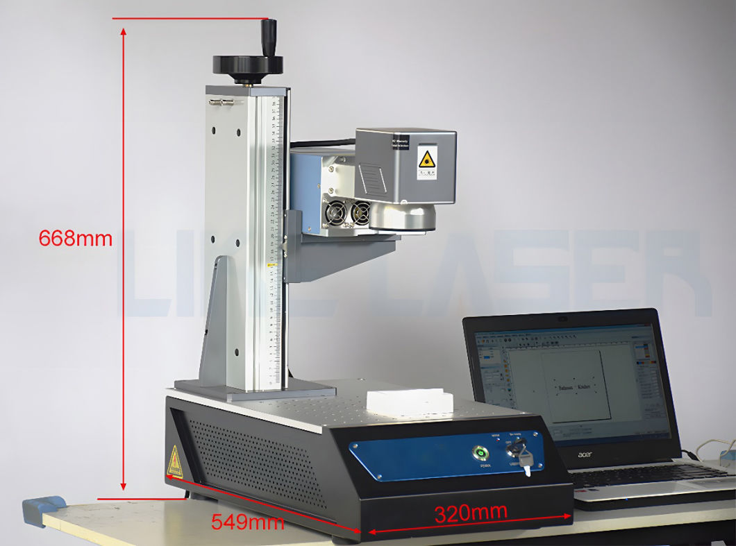 Gobo Laser Logo Printer UV Laser Marker 3W 5W Portable Laser Marking Machine for Printing Glass Bottle